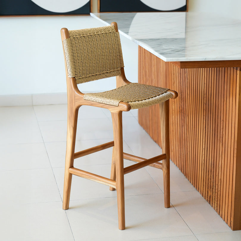 Zara Rattan Bar Stool – The Bali Concept