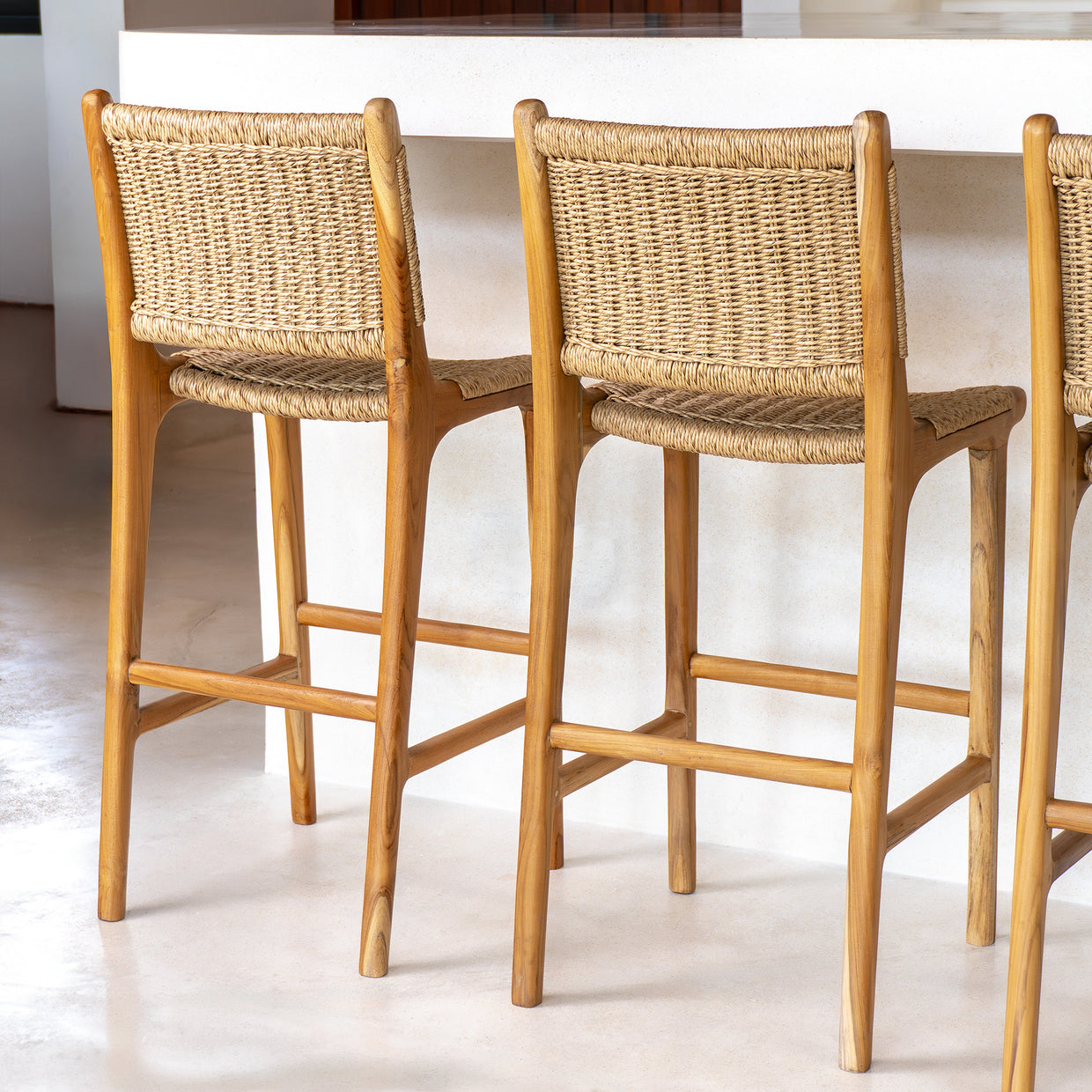 Zara Rattan Bar Stool – The Bali Concept
